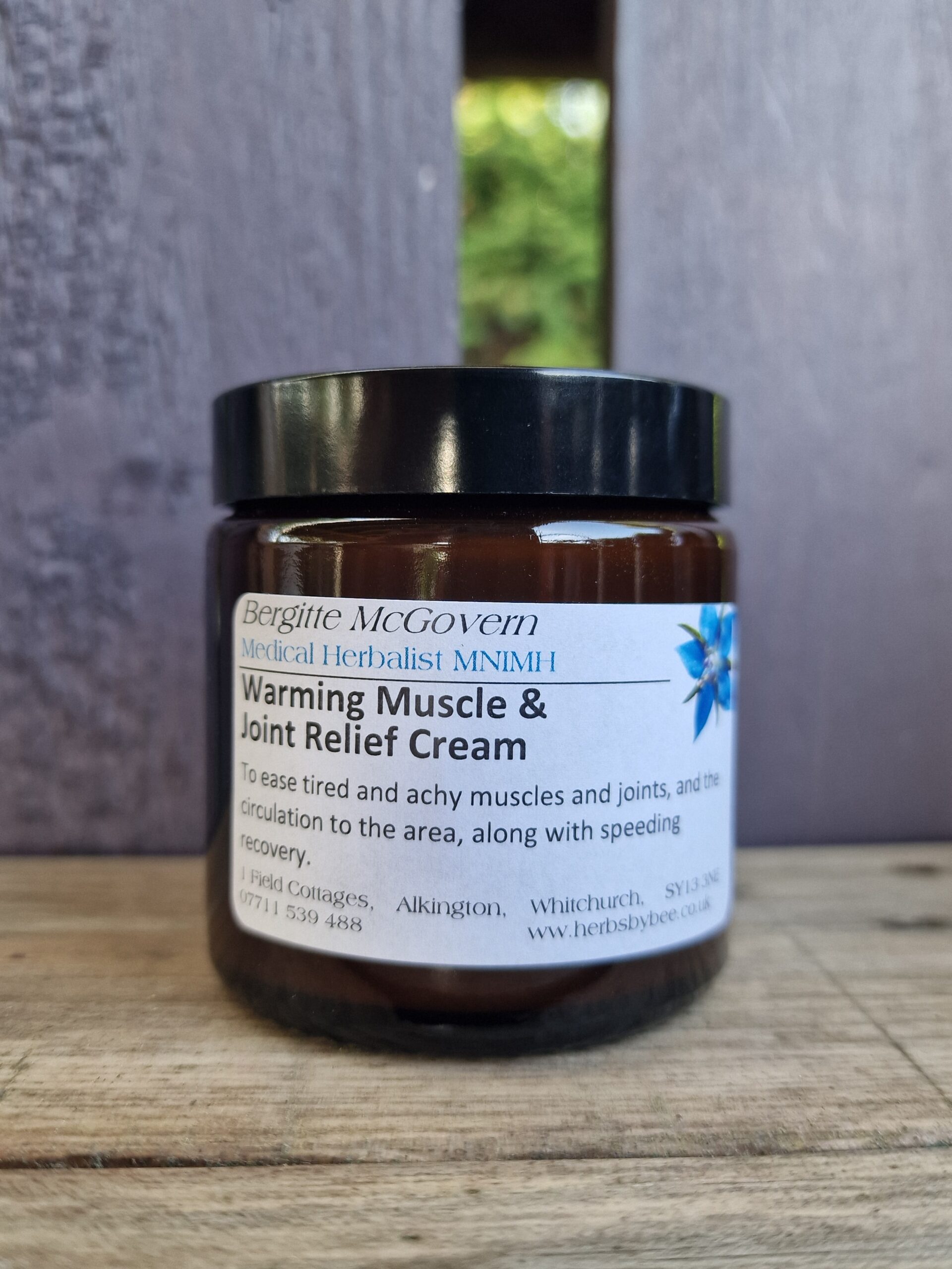 Warming Muscle and Joint Relief Cream - Herbs By Bee
